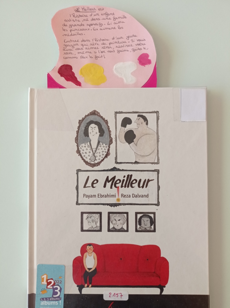 Fiches « coup de coeur »stylisées – 1, 2, 3 albums